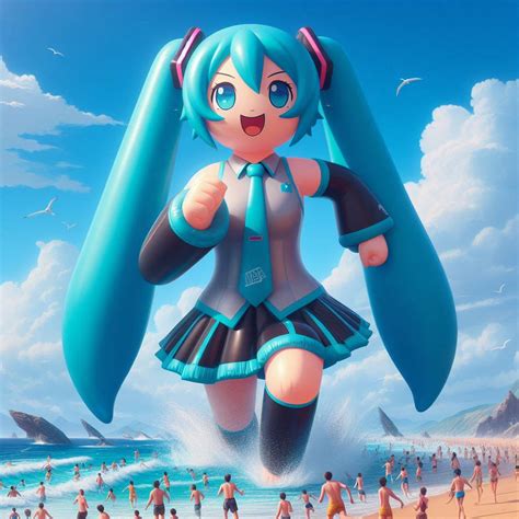 Miku Hatsune Giantess By Boriseng On Deviantart