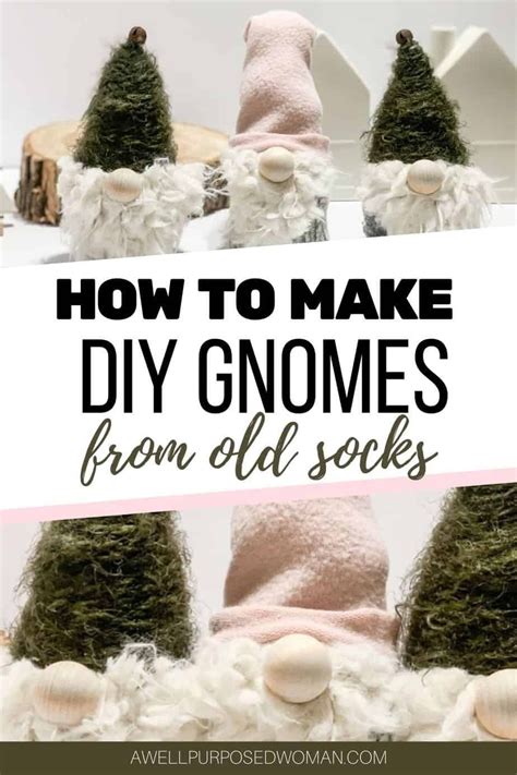 Learn How To Make Diy Sock Gnomes From Old Socks These Adorable Gnomes