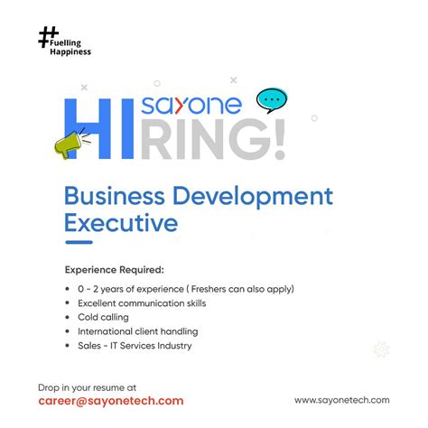 Sayone Technologies On Linkedin Hiring Sayone Hiringalert