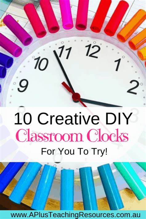 10 Diy Classroom Clock Decor Ideas {to Rock Your Clock }