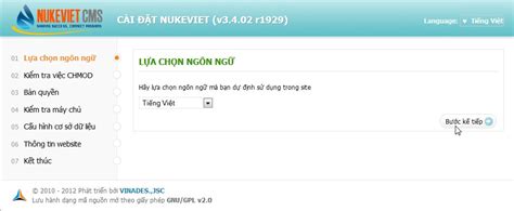 Nukeviet Demo Site Try Nukeviet Without Installing It