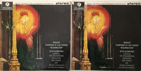Lot 16 Otto Klemperer Mahler Symphony No 2 Lp