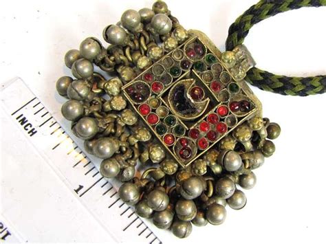 Traditional Tibetan Silver Necklace 158 Cts Tr 866