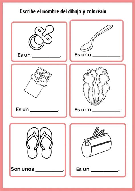 Escribir El Nombre De Objetos Con Ch Profesocial