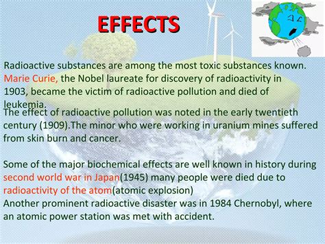 Radio Active Pollution Ppt
