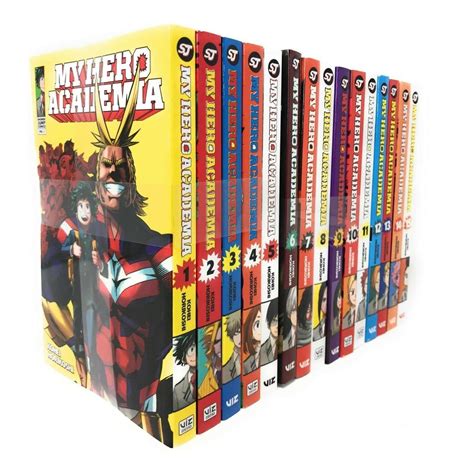 My Hero Academia Series Vol 1 15 Collection 15 Books Set By Kohei