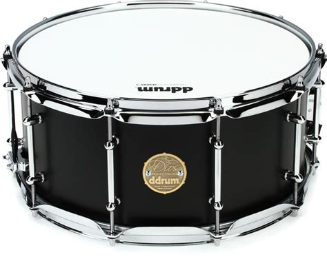 Ddrum Dios Maple Snare Drum X Inch Satin Black Sweetwater