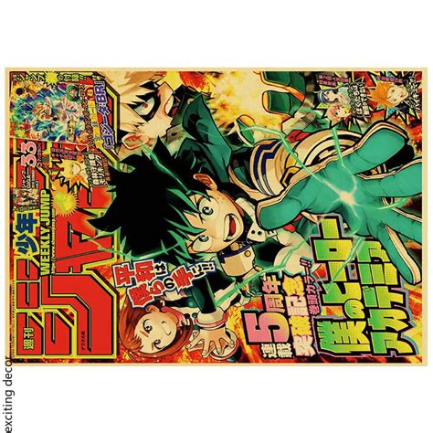 Demon Slayerjujutsu Kaisen Retro Anime Poster Kraft Paper Wall Art Decor OutletTrends Free