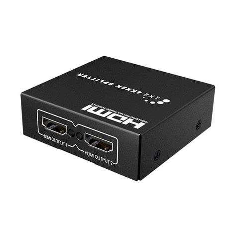Hdmi Splitter Hdcp 4k 1x2 1 In 2 Out Power Signal Amplifier 1080p 3d
