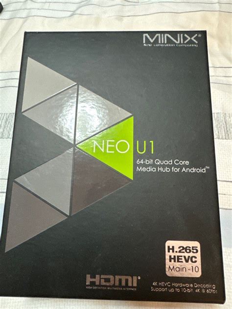 Minix Neo U1 Tv Box 4k Tv And Home Appliances Tv And Entertainment