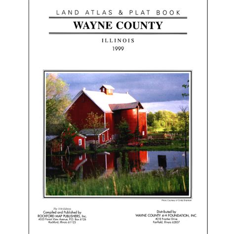Illinois Wayne County Plat Map And Gis Rockford Map Publishers