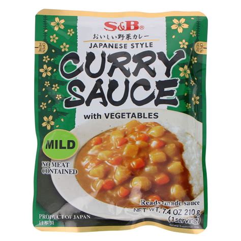 Instant Mild Vegetable Curry 210g Soft Pouch Sandb Satsuki