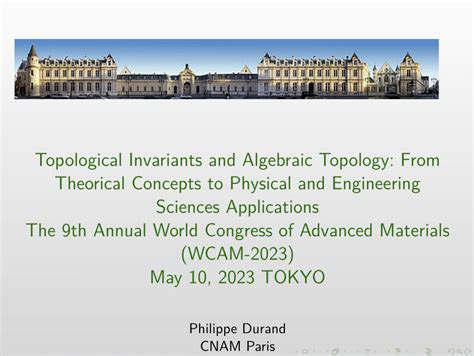 Pdf Topological Invariants And Algebraic Topology From Theorical