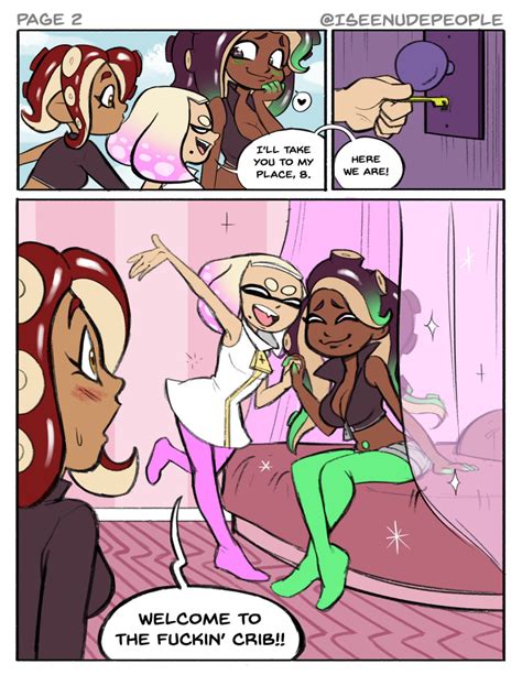 Rule 34 3girls Agent 8 Splatoon Bed Blush Chocolate And Vanilla