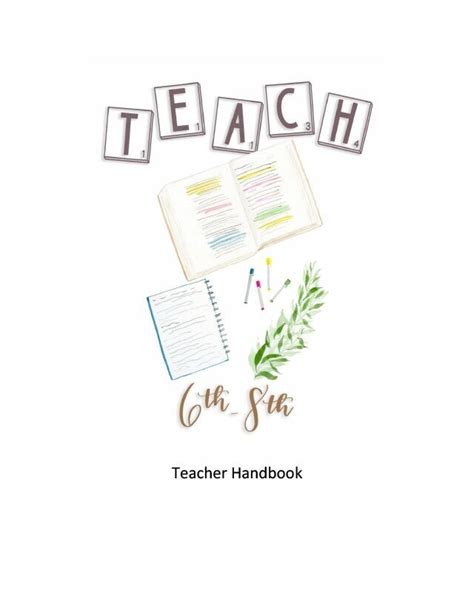 Teach 6th 8th Teachers Handbook