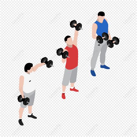 체육관 덤벨 운동 Png 일러스트 무료 다운로드 Lovepik