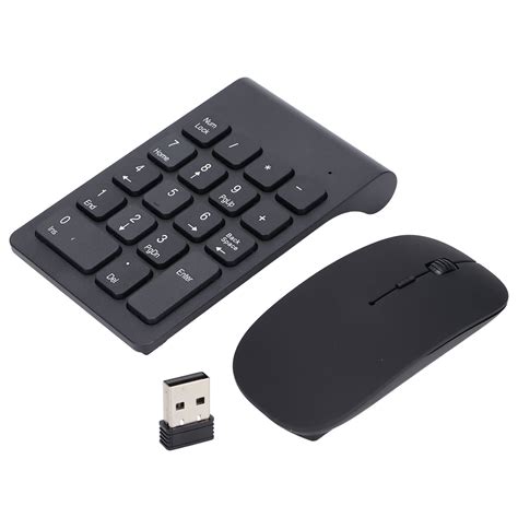 Wire Less Numeric Keypad And Mouse Combo 24g Rechargeable 18 Keys
