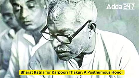 Former Bihar Cm Karpoori Thakur Awarded Bharat Ratna Posthumously