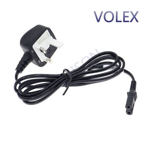 15m Uk Standard Plug To C7 Socket Ac Power Cord Detachable Uk 3 Pin