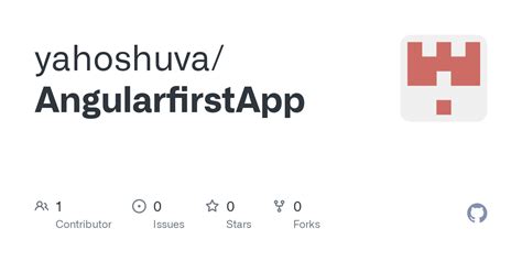 GitHub Yahoshuva AngularfirstApp