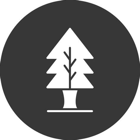 Tree Glyph Inverted Icon 43444259 Vector Art At Vecteezy