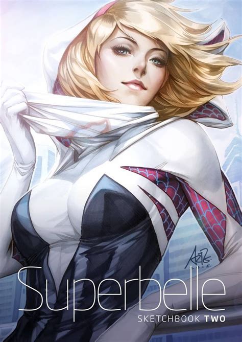 Art Artgerms Superbelles Comic Art Marvel Spider Gwen Spider Gwen