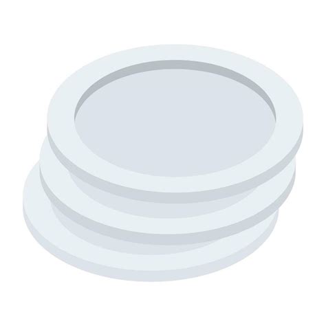 Conceptual Isometric Design Icon Of Plates 36886046 Vector Art At Vecteezy
