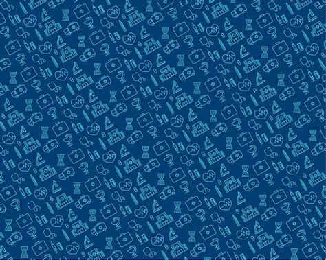 의료 패턴 병원 케이스 주사기 Dna 심장 현미경 구급차 안압계 프리미엄 벡터