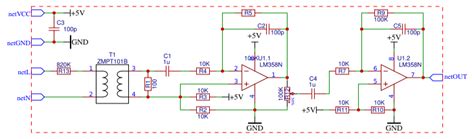 Sensor Tegangan Resources EasyEDA
