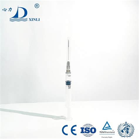 Medical Sterile 1 10ml Disposable Ad Auto Disable Rup Safety Injection