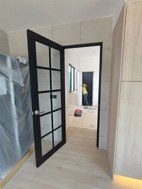 Aluminium Swing Door Seremban Negeri Sembilan Malaysia Installation