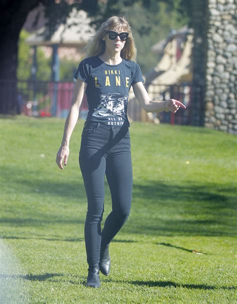 Jaime King In Jeans At The Park In Beverly Hills Gotceleb