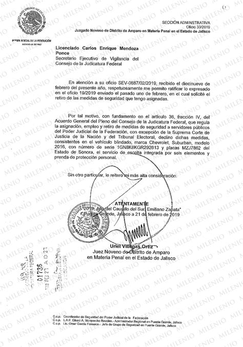 Juez Asesinado En Colima Sí Contó Con Protección Federal Grupo Milenio