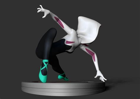 Spider Gwen Statues 3d Model Ready To Print