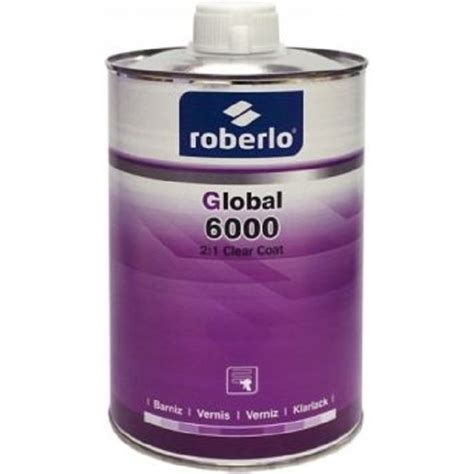 Лак ROBERLO 2k global 6000 акрил-уретановый быстросохнущий, высокий ...