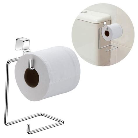 Suporte porta papel higiênico duplo reserva papeleira aço cromado caixa
