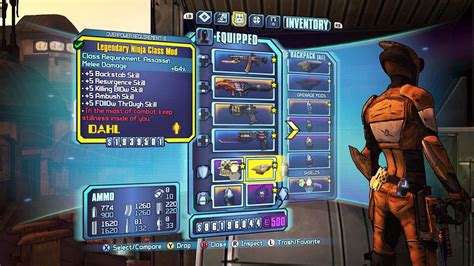 Borderlands 2 Gothalions Op8 Melee Ninja Assassin Zer0 Build And Save