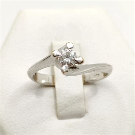 18 Kt White Gold Ring Catawiki