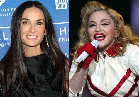 Non Madonna Et Demi Moore Ne Sont Pas Fâchées Closer