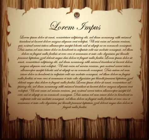 ไม้กับเวกเตอร์พื้นหลังกระดาษเก่า Eps Uidownload