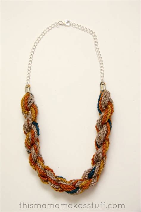 How To Make Pretty Yarn Crochet Necklaces The Beading Gem
