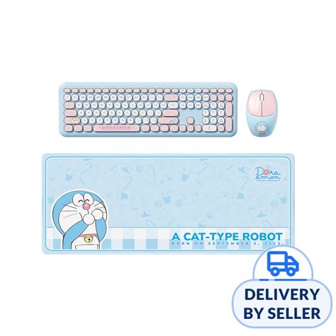 Doraemon Mouse And Keyboard Set Ntuc Fairprice