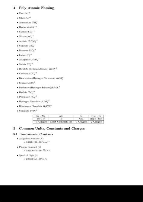 Solubility Rules Notes Cheat Sheet Edubirdie