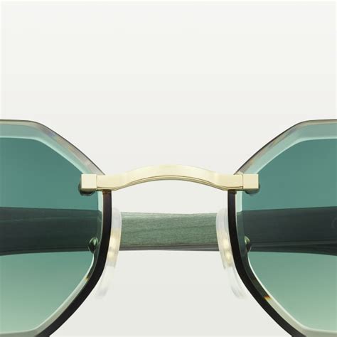 Cresp00022 Signature C De Cartier Sunglasses Smooth Golden Finish