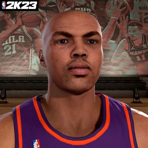NBA 2K23 Charles Barkley Cyberface Retro Legend Shuajota NBA 2K23