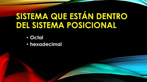 SOLUTION Sistema De Numeraci N Octal Y Hexadecimal Tecnolog A Studypool