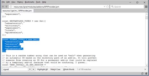 How To Override The Firefox Add On Signing Requirement Ghacks Tech News