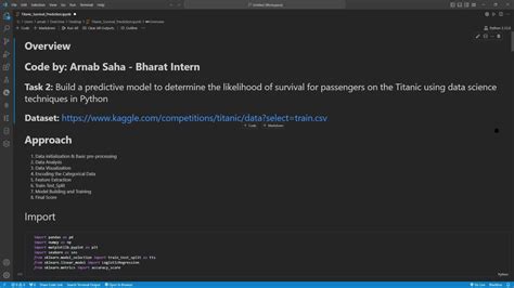 arnab saha on linkedin task 2 dataset github datascience internshipprogress bharatintern
