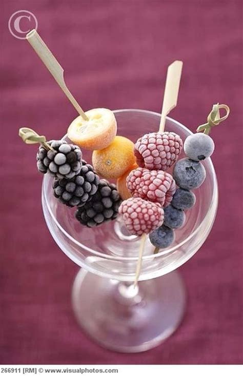 Frozen Fruit Skewers Food Fruit Skewers Frozen Fruit