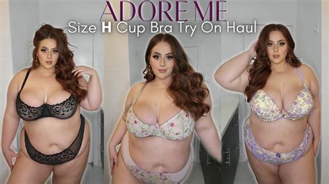 Beautiful Bras For Busty Plus Size Women Adore Me Size H Cup Bra Try On Haul 🌹